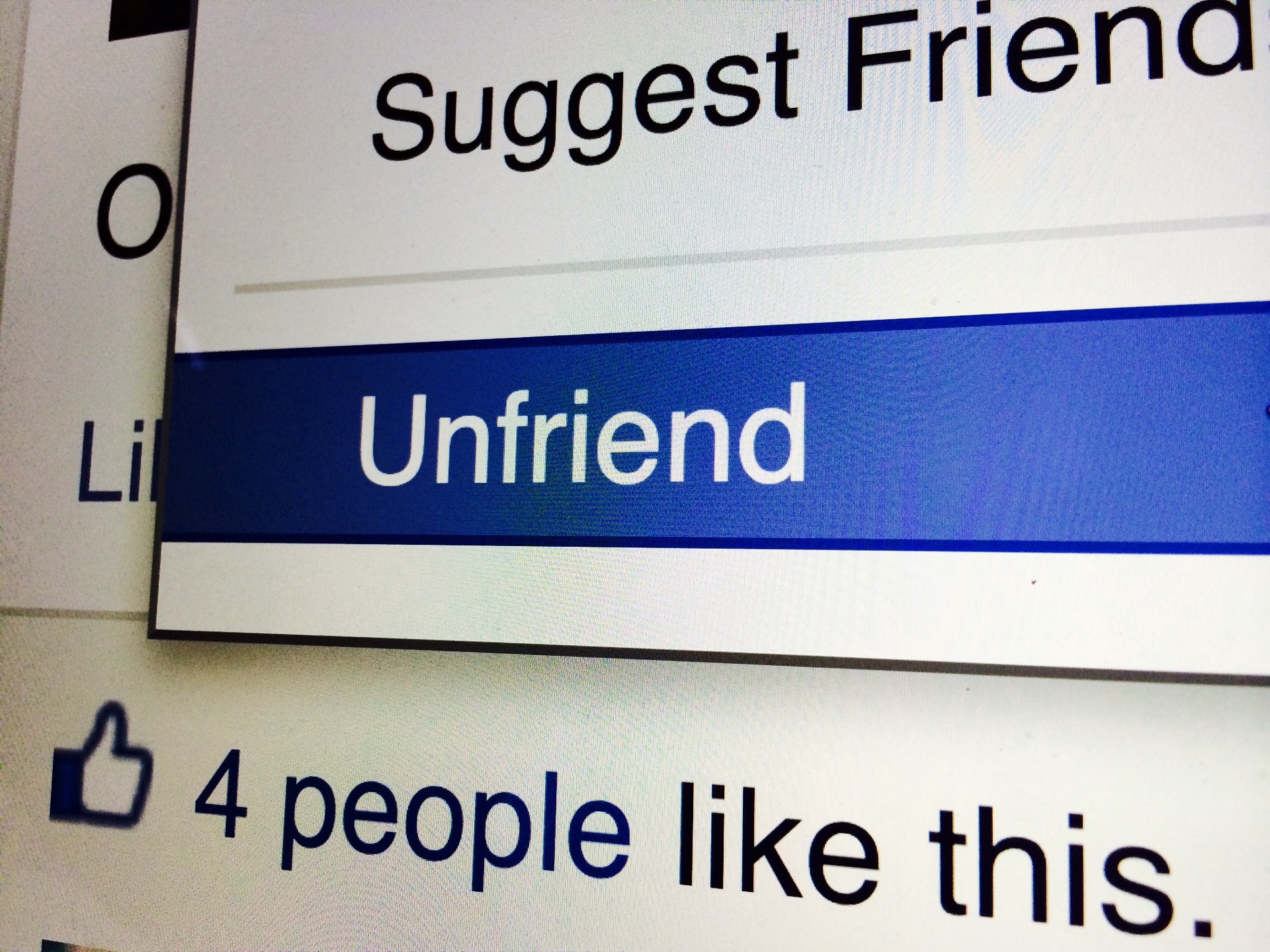 Severing Social Connections and The Dreaded Unfriend